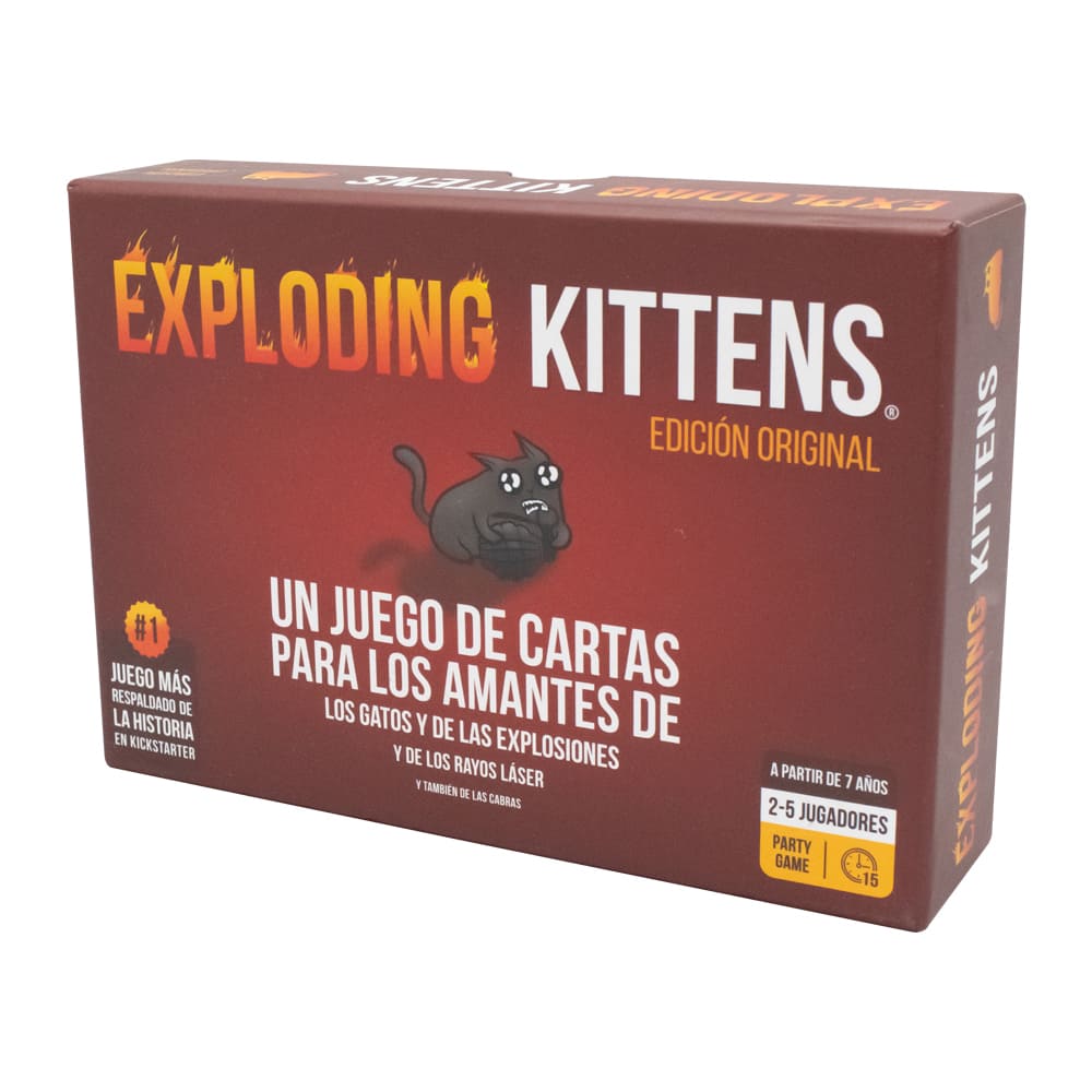 Exploding Kittens Original – Juego de Cartas Divertido y Estratégico – Novelty Corp.