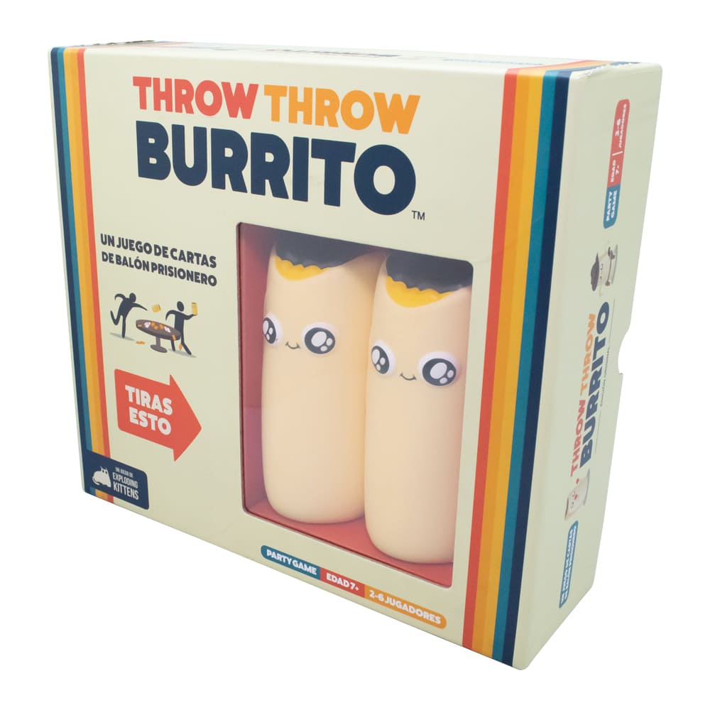 Throw Throw Burrito – Juego de Cartas y Burritos Inflables – Novelty Corp.