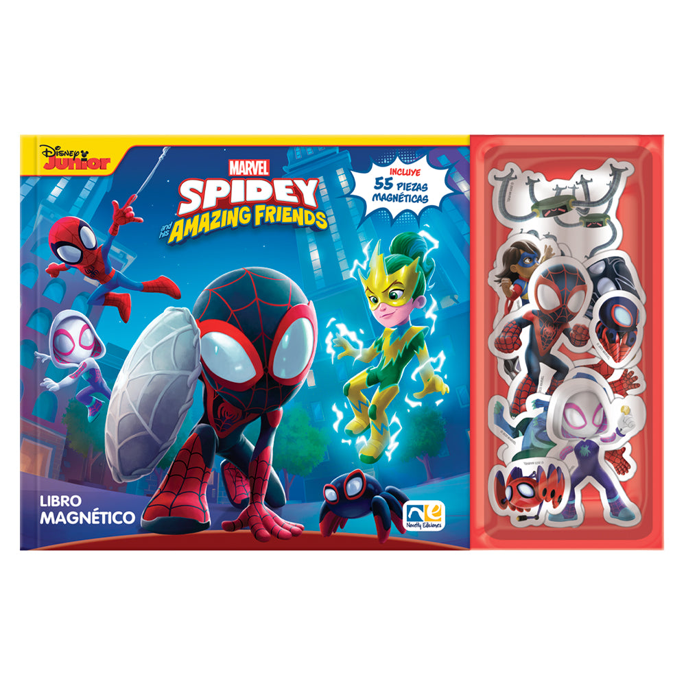 Libro Magnético Spidey Marvel – Interactivo y Educativo – Novelty Corp.