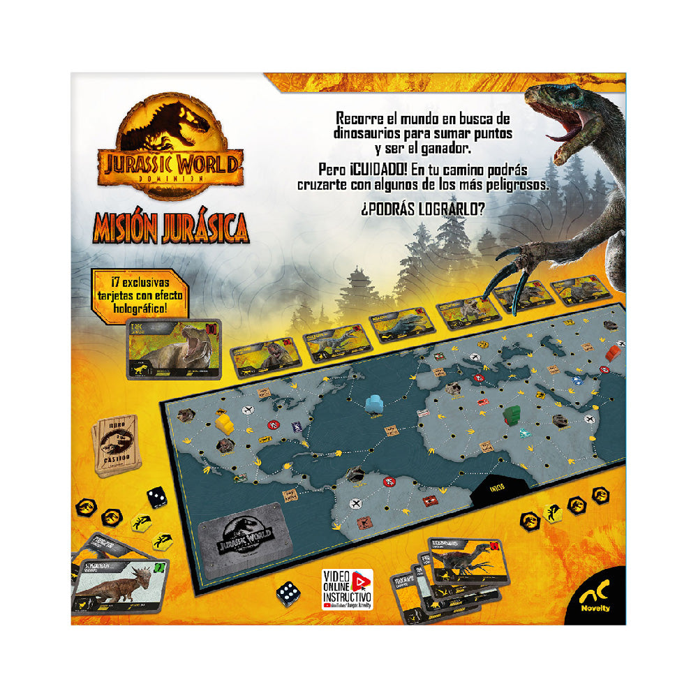 Juego de Mesa Misión Jurásica – Novelty Corp