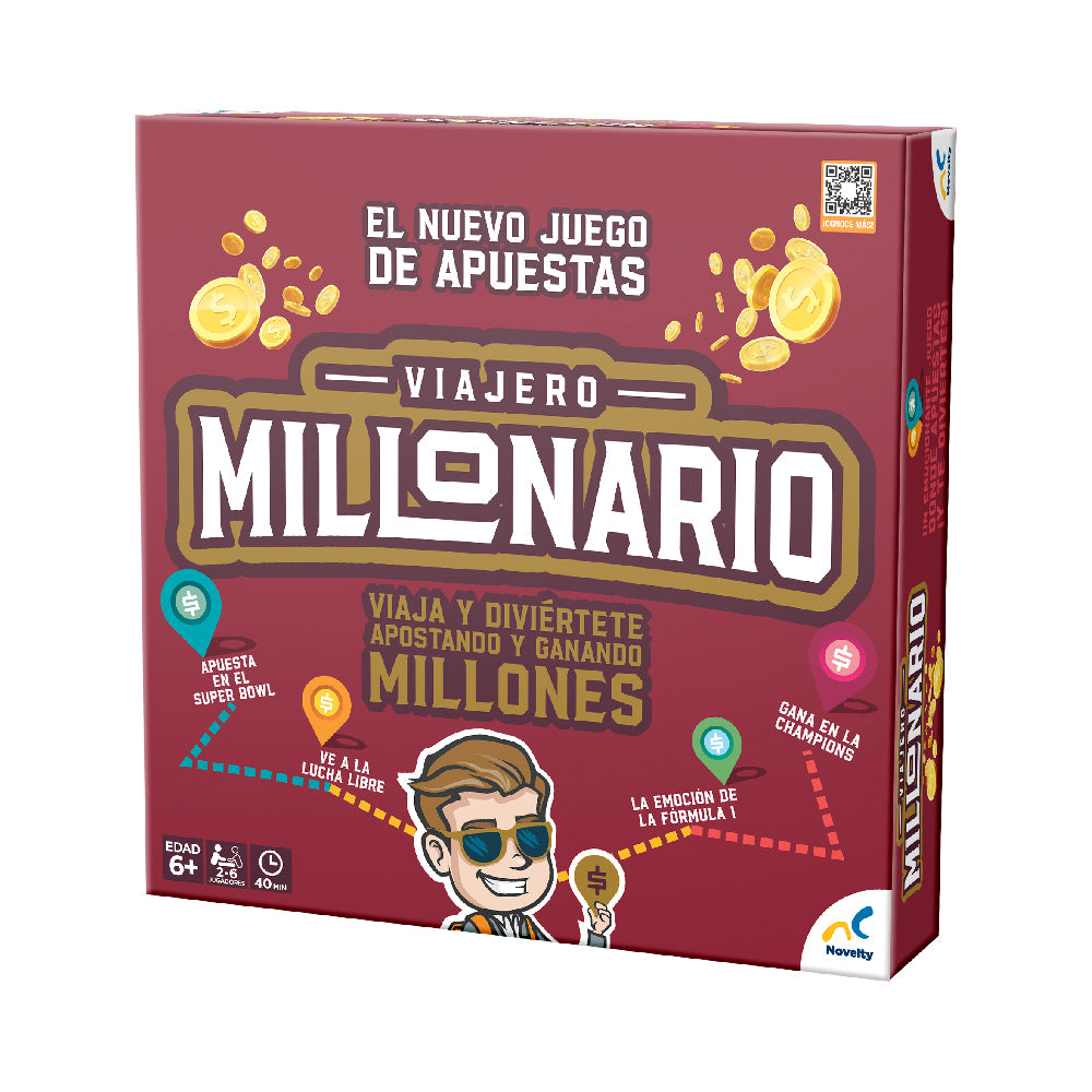 Juego De Mesa En Familia Viajero Millonario – Novelty Corp