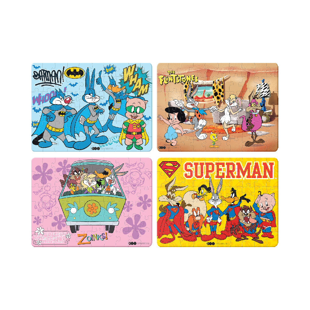 Rompecabezas 4 En 1 Warner 100 años – Novelty Corp.