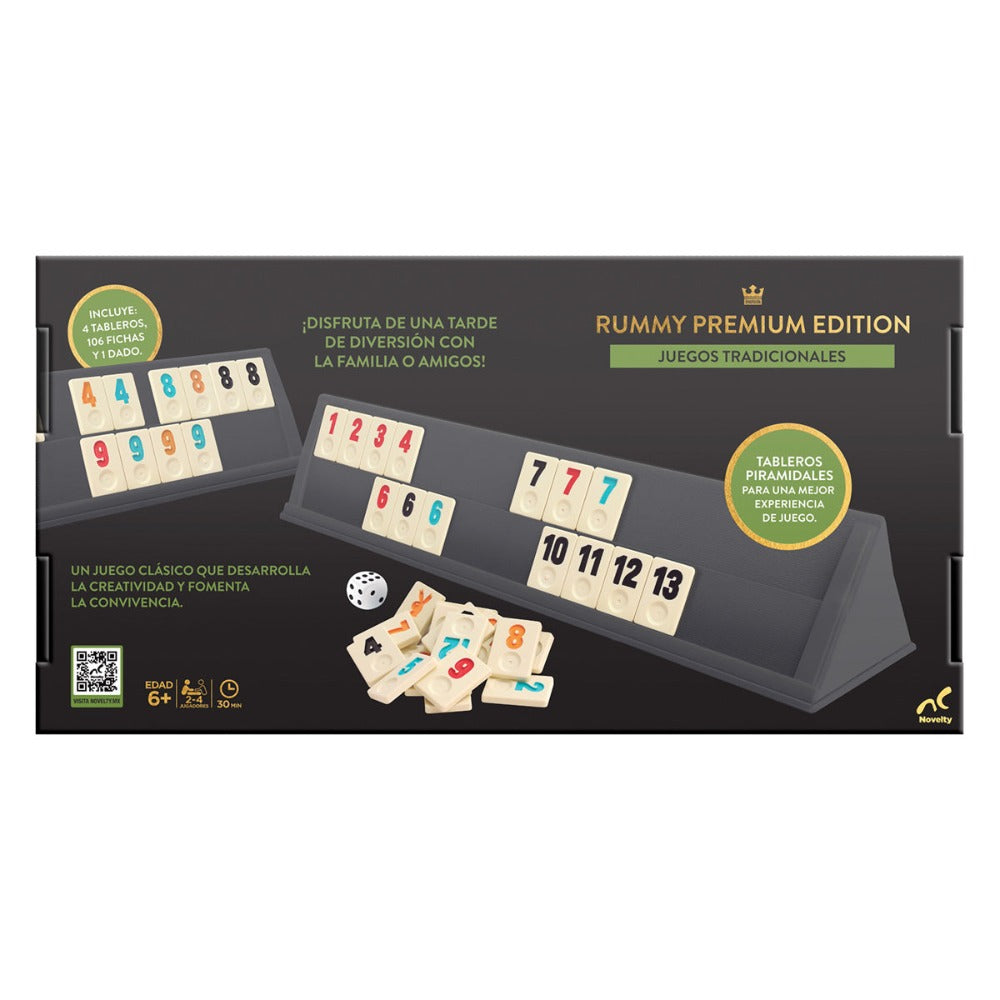 Juego De Mesa En Familia Rummy Premium Edition – Novelty Corp.