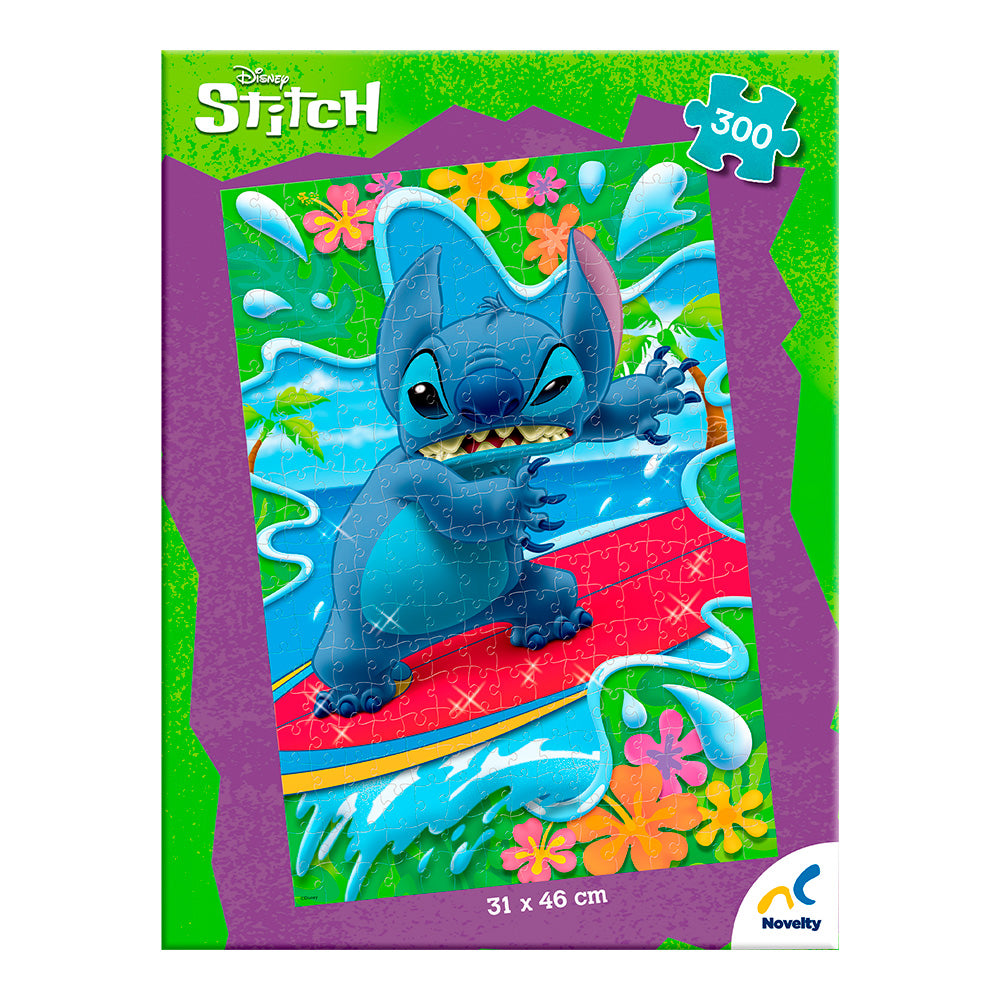 Rompecabezas Stitch Lenticular – 300 Piezas con Efecto 3D – Novelty Corp.