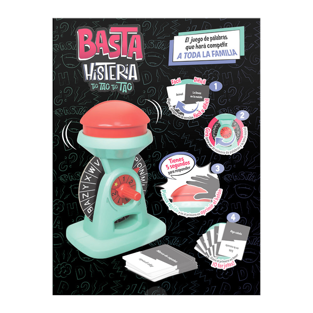 Juego de Mesa Basta Histeria – Novelty Corp.