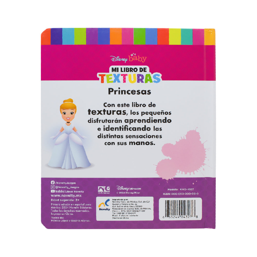 Mi primer libro con texturas Disney Princesas – Novelty Corp.